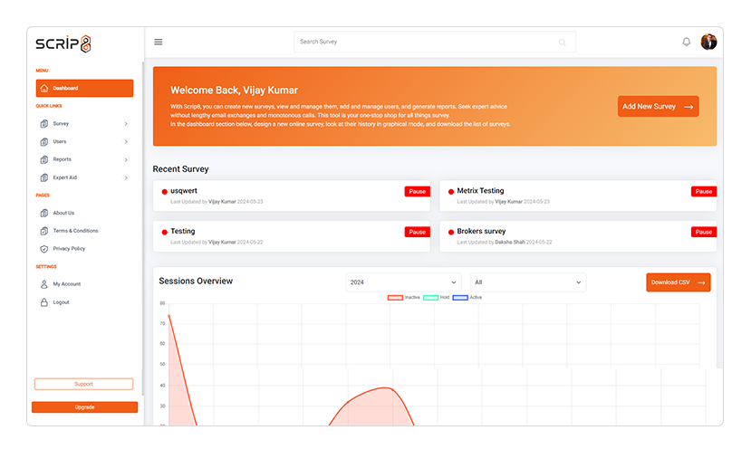 Online Survey Software and Tools - Scrip8